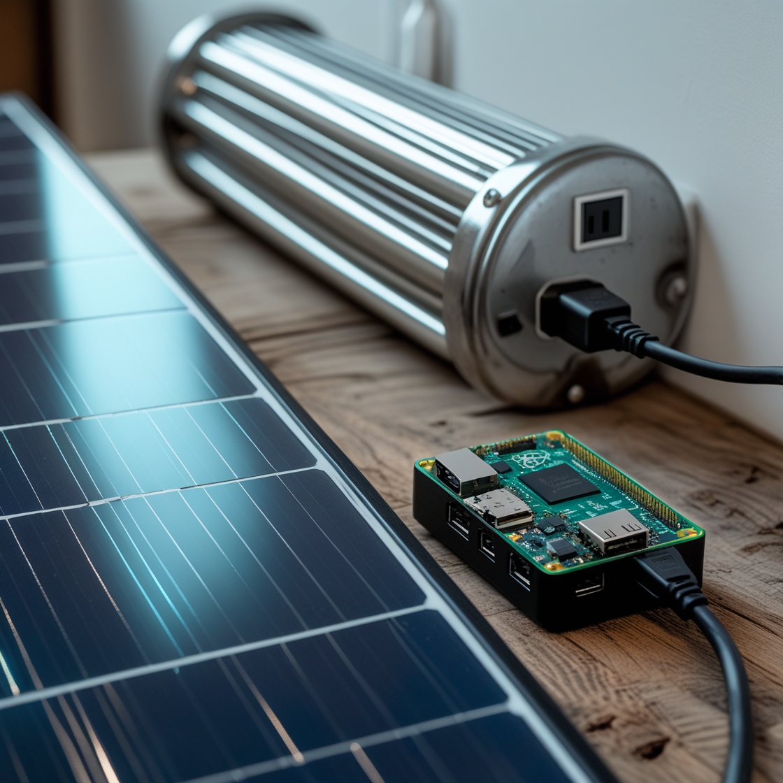 Proyectos Ecológicos Alemania: #If power(Solar Panel) > consumptio...